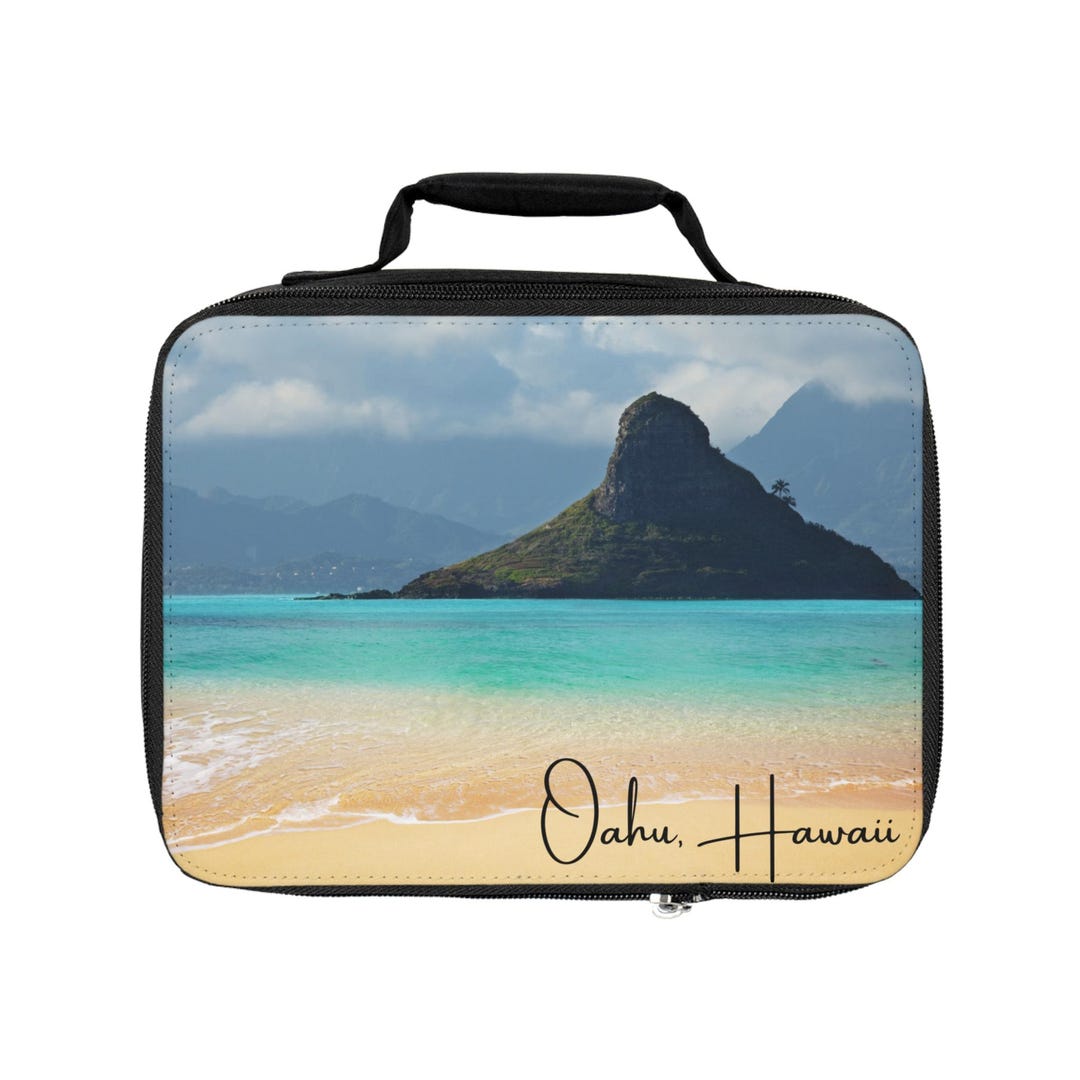 Oahu Hawaii Beach Scene Lunch Bag - Etsy