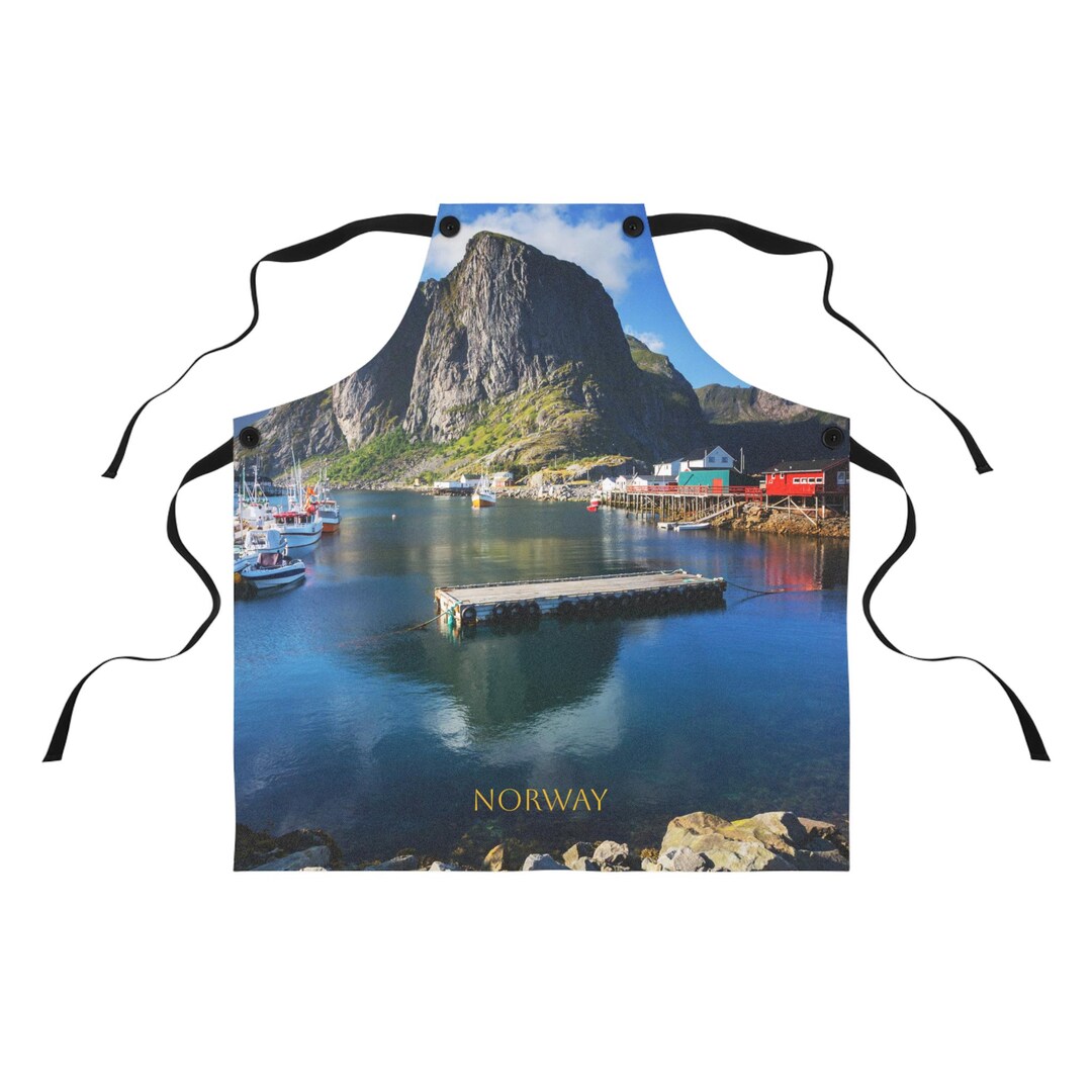 Norway Apron (AOP) Lofoten Norway Seaside Oceanfront View - Etsy