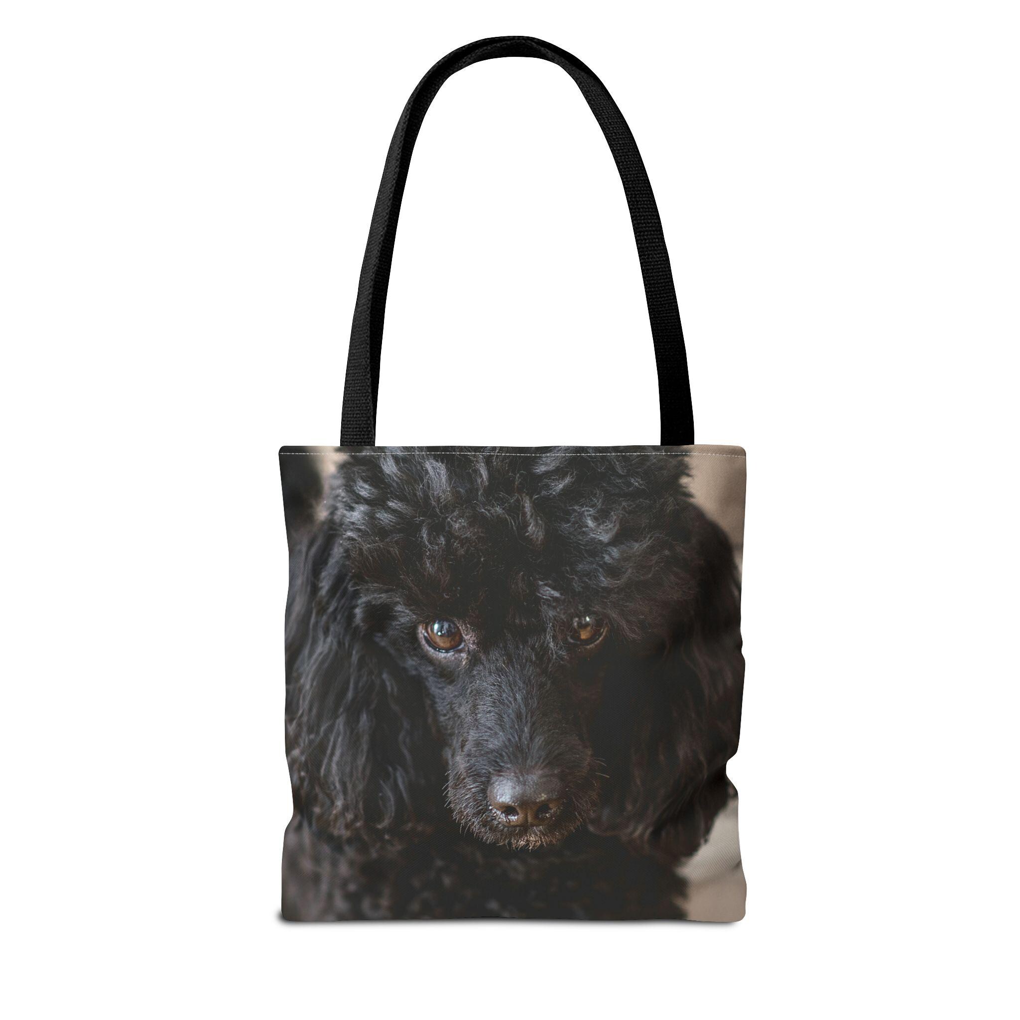 Black Poodle Dog Tote Bag (AOP) - Etsy