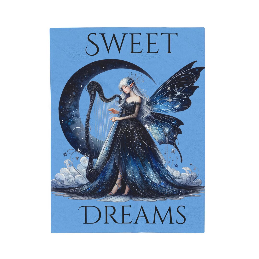 30"x40" Sweet Dreams Fairy Velveteen Plush Blanket - Etsy