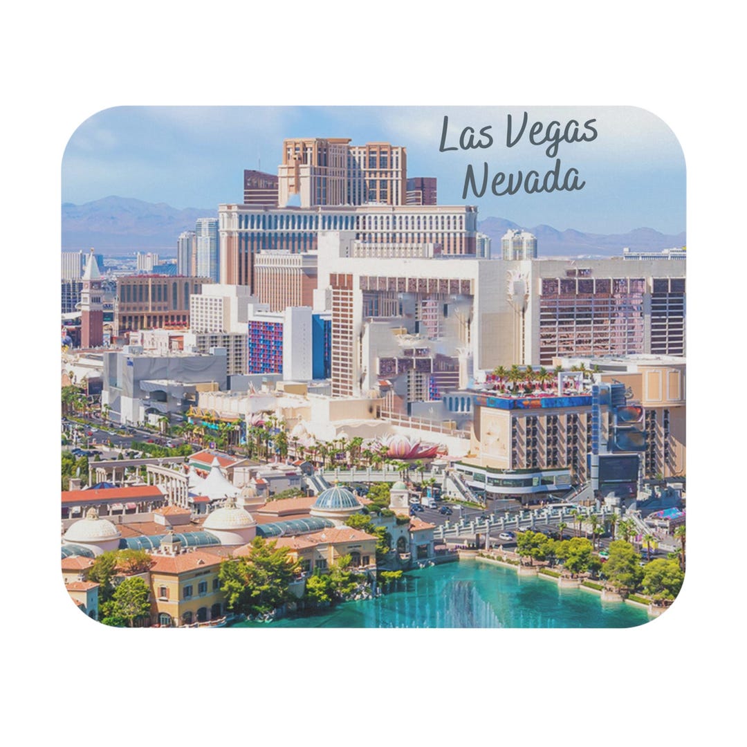 Las Vegas Nevada Mouse Pad (rectangle) - Etsy