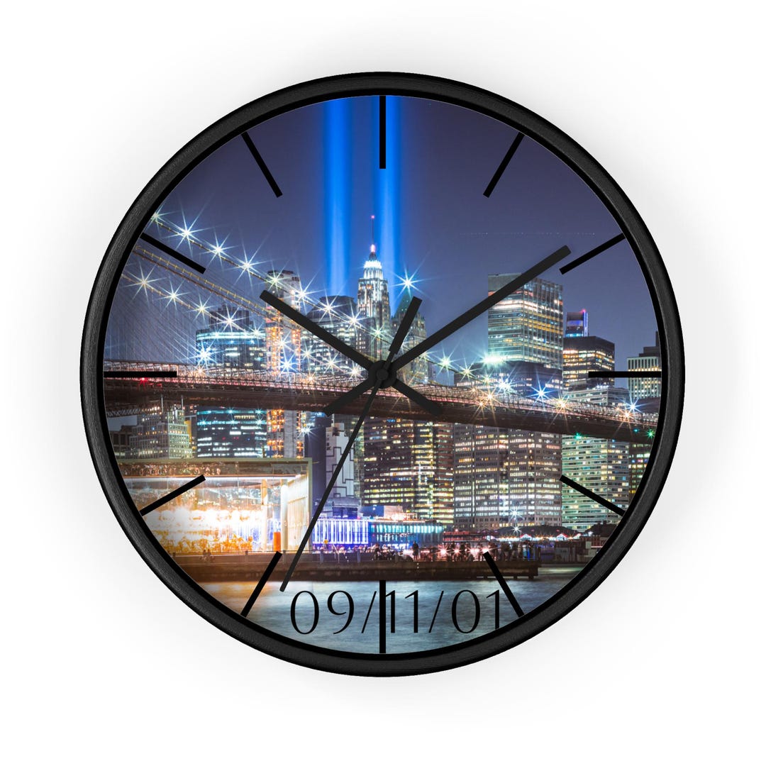 09/11/01 September 11 World Trade Center Wall Clock - Etsy