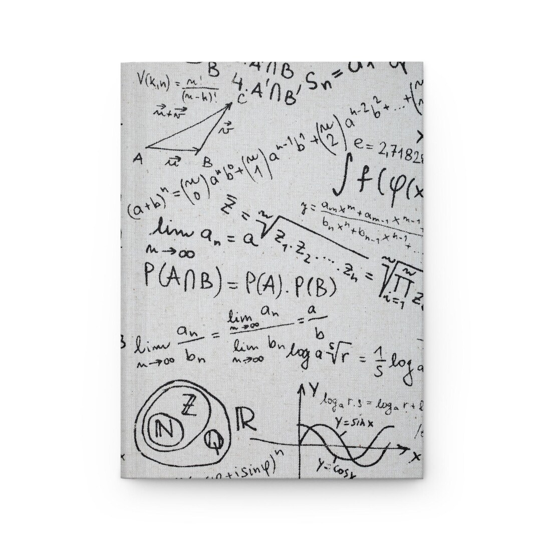 Math Equations Science Formulas Hardcover Journal Matte - Etsy