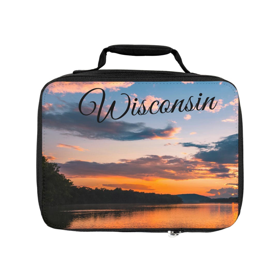 Wisconsin Sunset Lunch Bag - Etsy