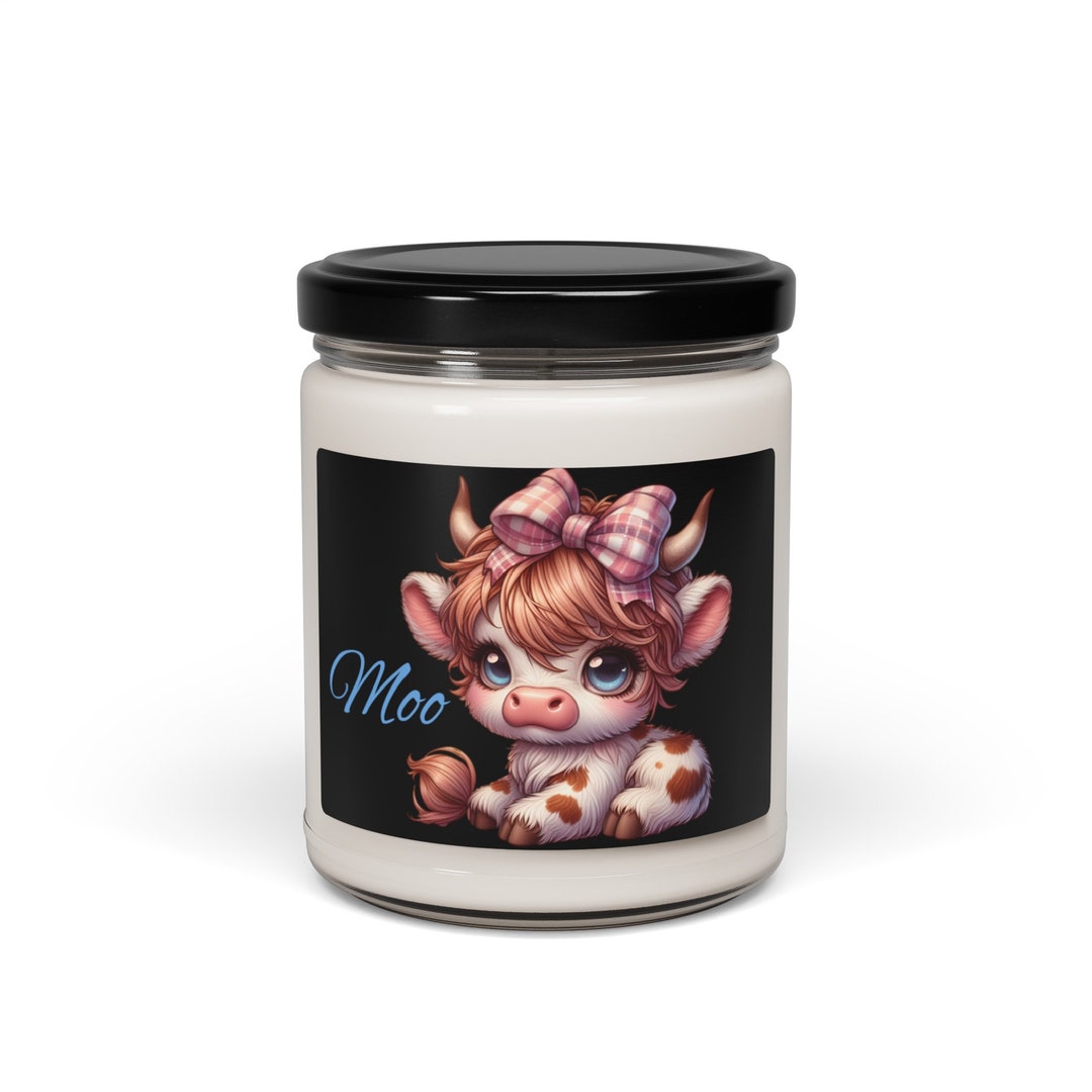 Apple Harvest Scented Cute Diva Cow Scented Candle - Etsy