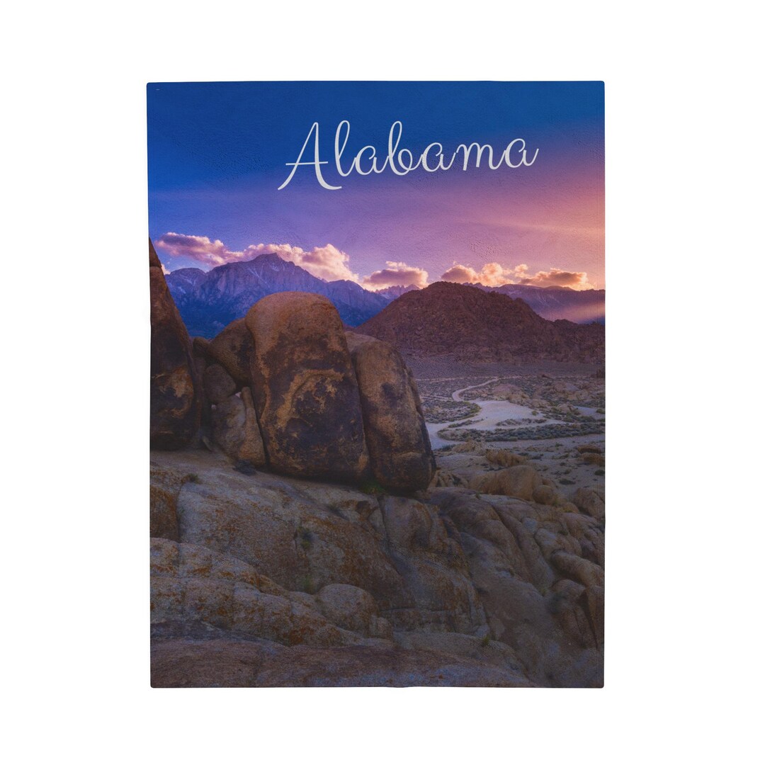 30"x40" Alabama Throw Velveteen Plush Blanket - Etsy