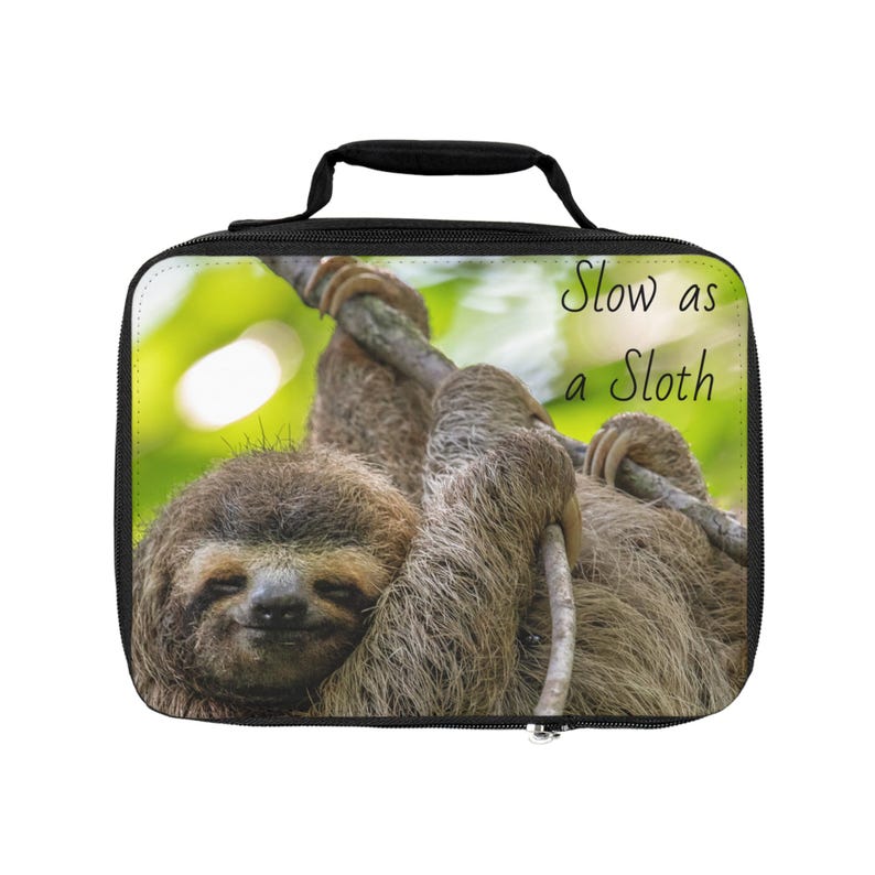 Slow as a Sloth Lunch Bag - Etsy