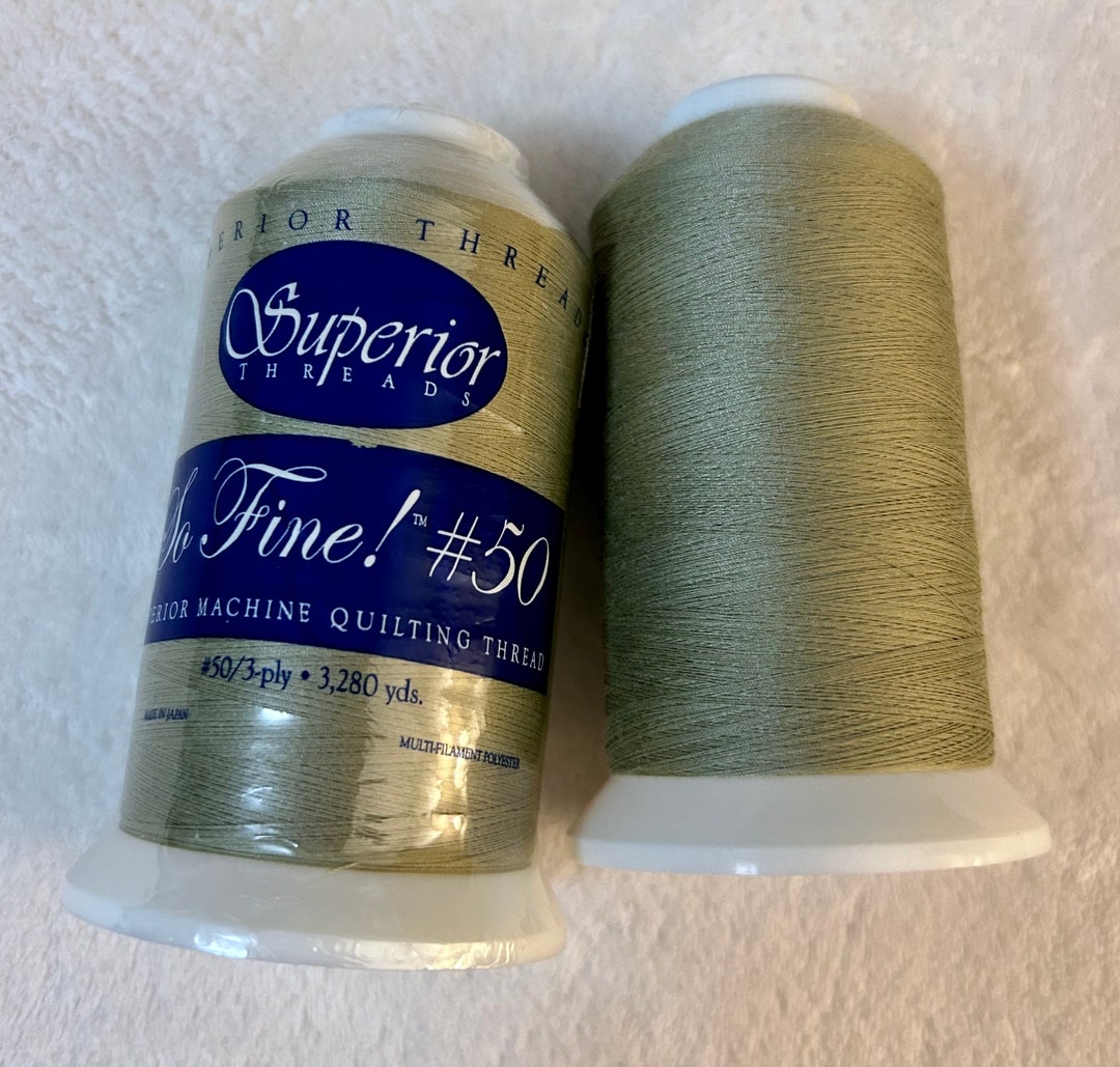 So Fine 50 3-ply Thread, Color 513 Marco, by Superior Threads - Etsy