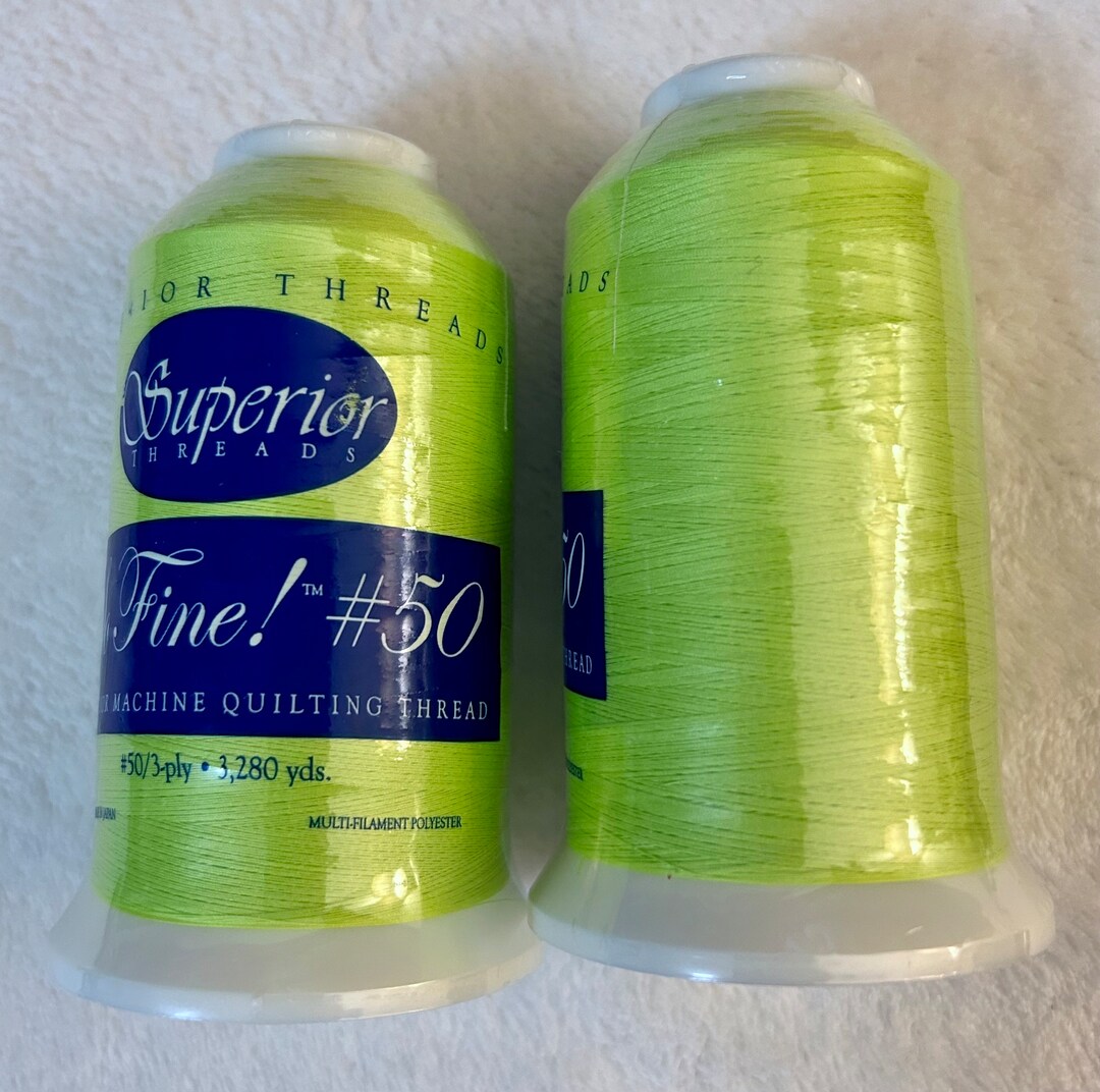 So Fine! #50 3-ply Thread, Color 534 Ferrari, by Superior Threads - Etsy