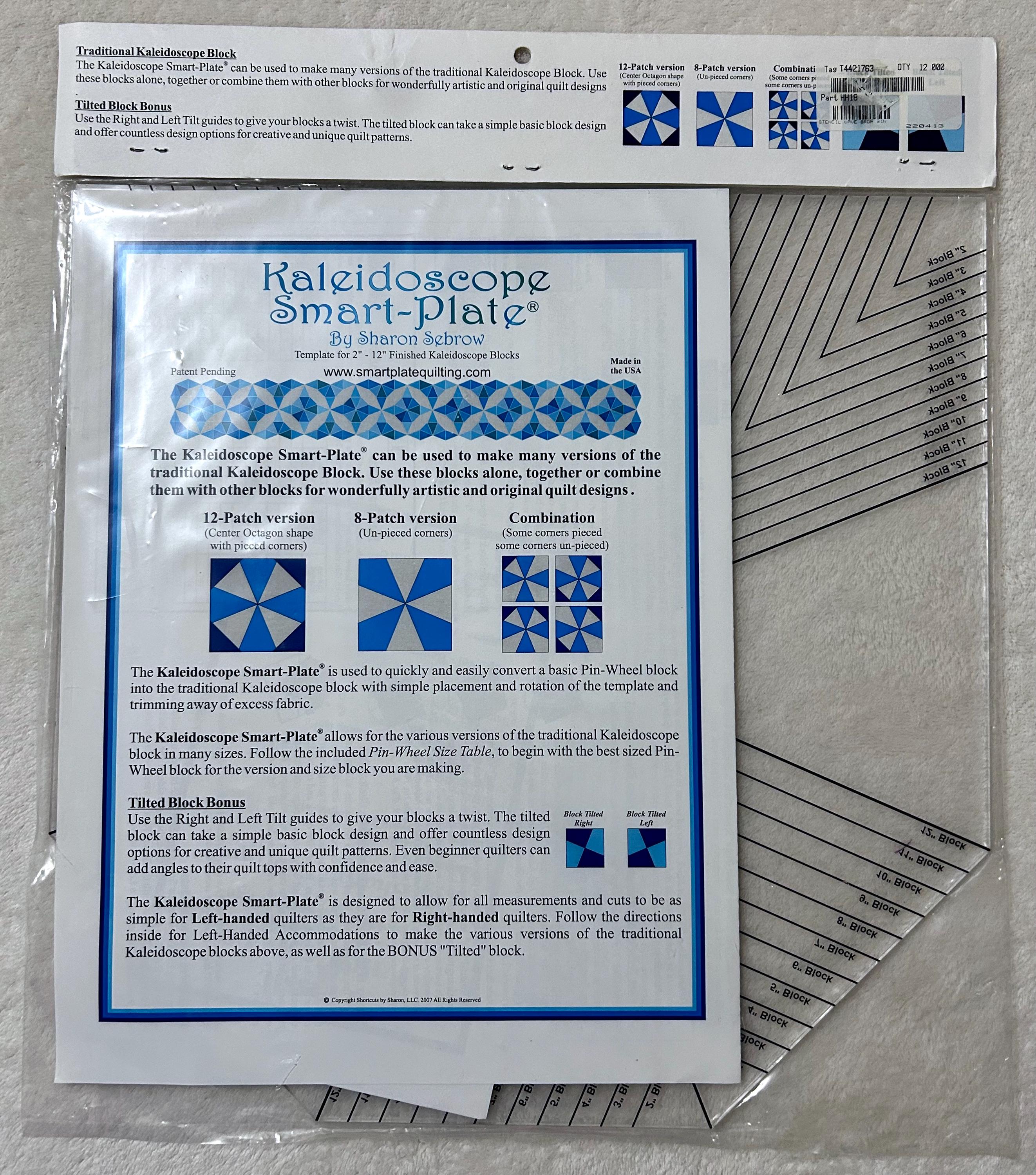Kaleidoscope Smart-plate by Sharon Sebrow, Template for 212 Finished ...