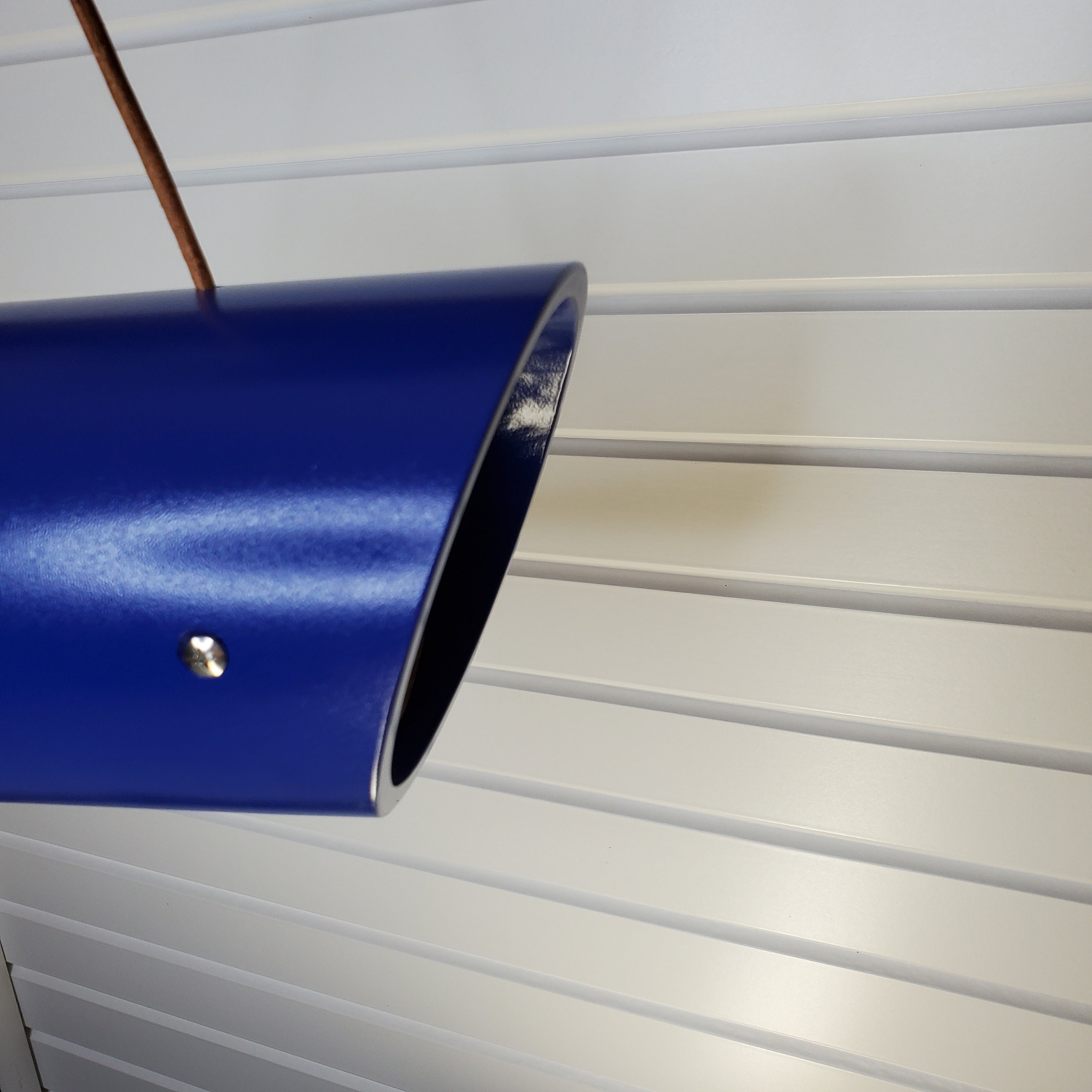 Modern Blue Hanging Round Tube Birdhouse Solid Oak Upcycle - Etsy