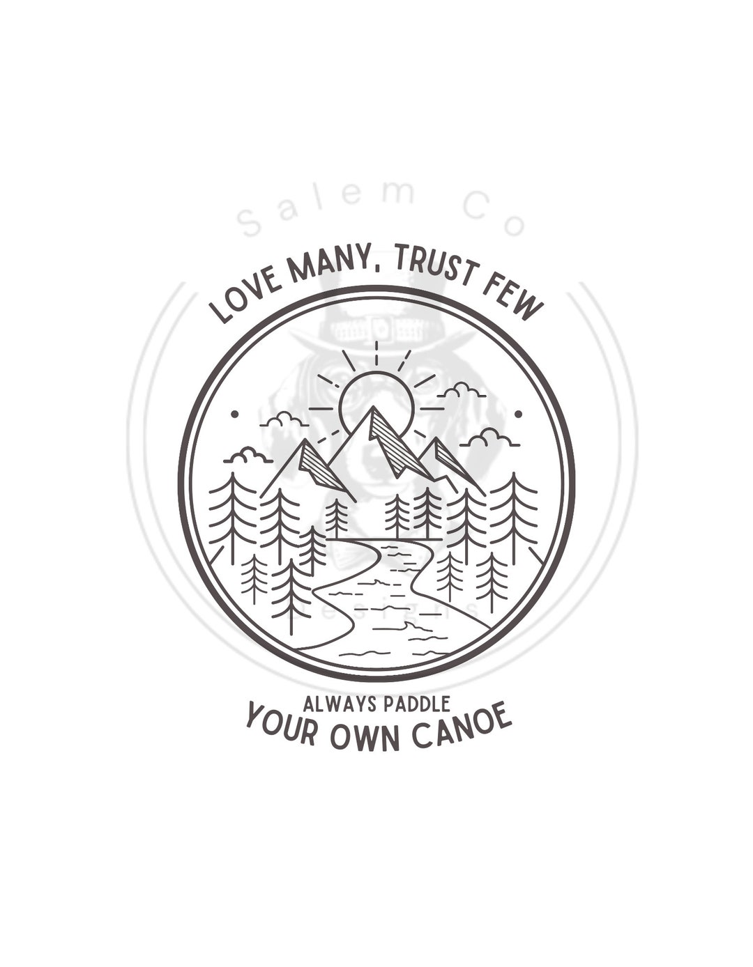 Love Many Trust Few Png Design - Etsy