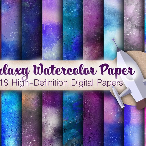 Watercolor Digital Paper / Background / Pattern vivid - Etsy Australia