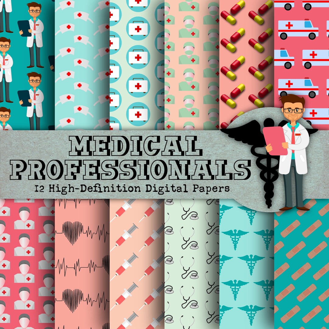 Medical Paper Nurse Paper Doctor Paper Diagnostics Doctor - Etsy UK