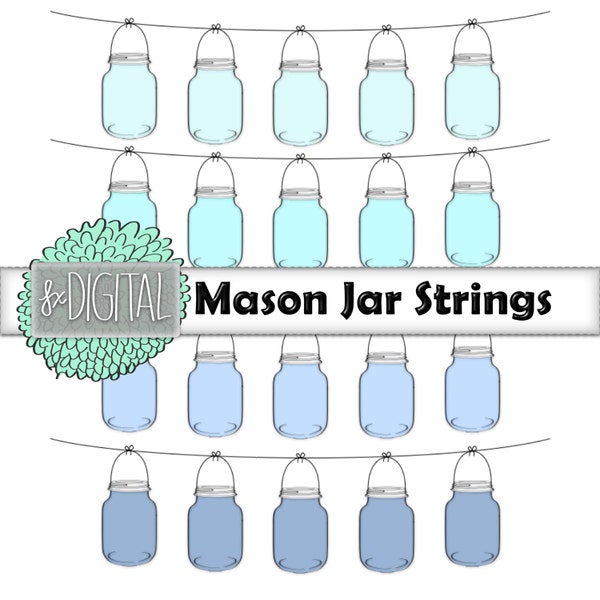 Mason Jars Graphics - Etsy