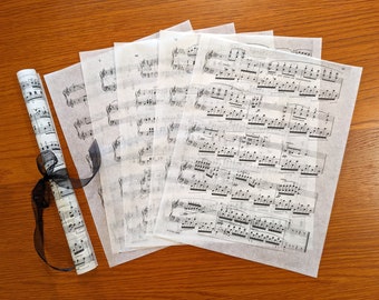 Music Decoupage Paper - Etsy
