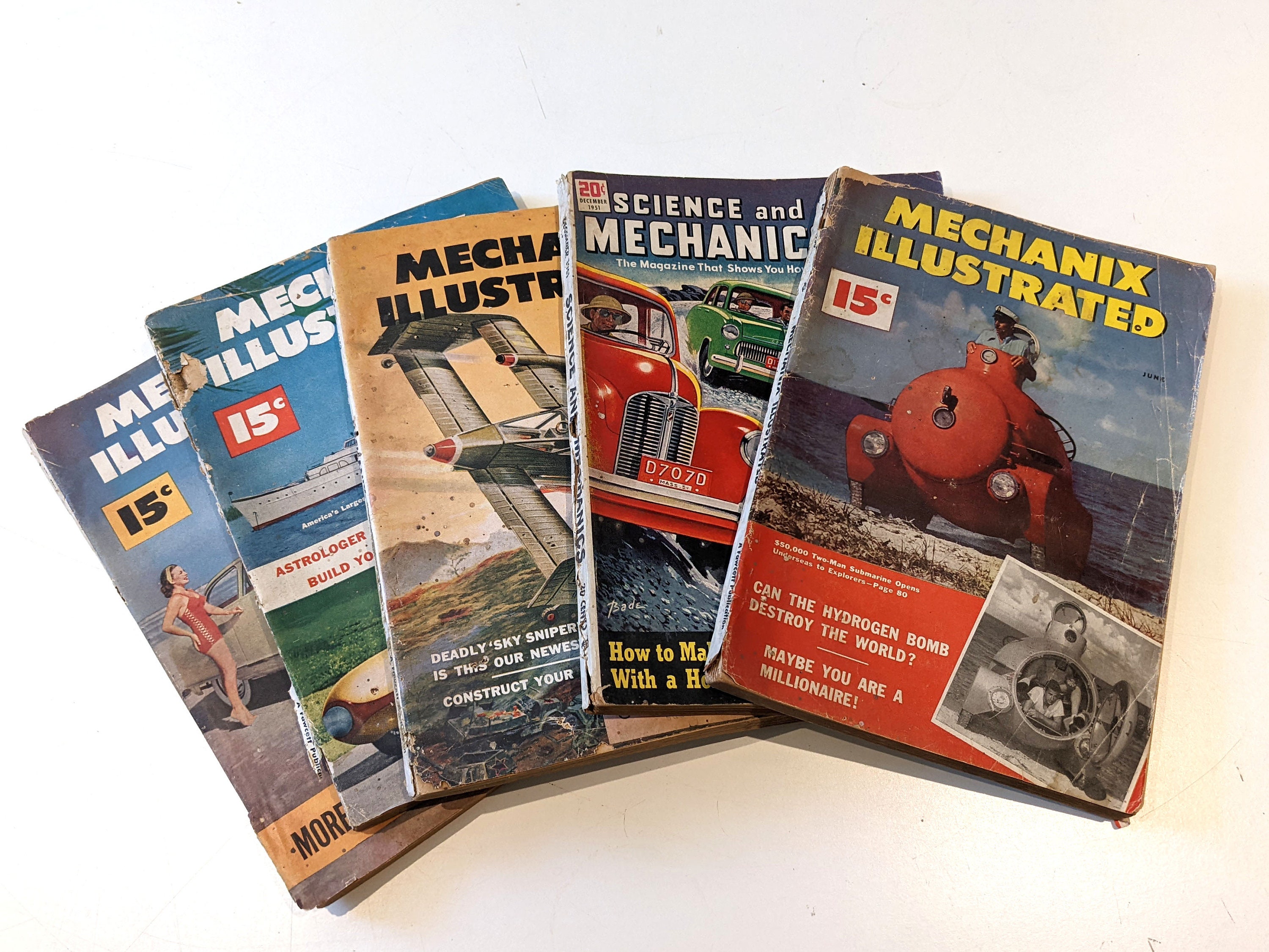 1950s-1970a Vintage Science Magazine Pages With Tons of - Etsy