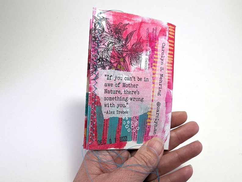 Positive Quotes Mini Zine, Mini Art Zine, Artist Zine, Awe and Wonder ...