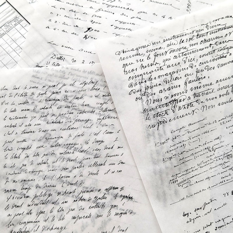 Parchment Writing Paper - Etsy