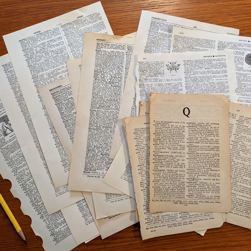 Antique Dictionary - Etsy