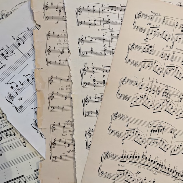 Music Decoupage - Etsy