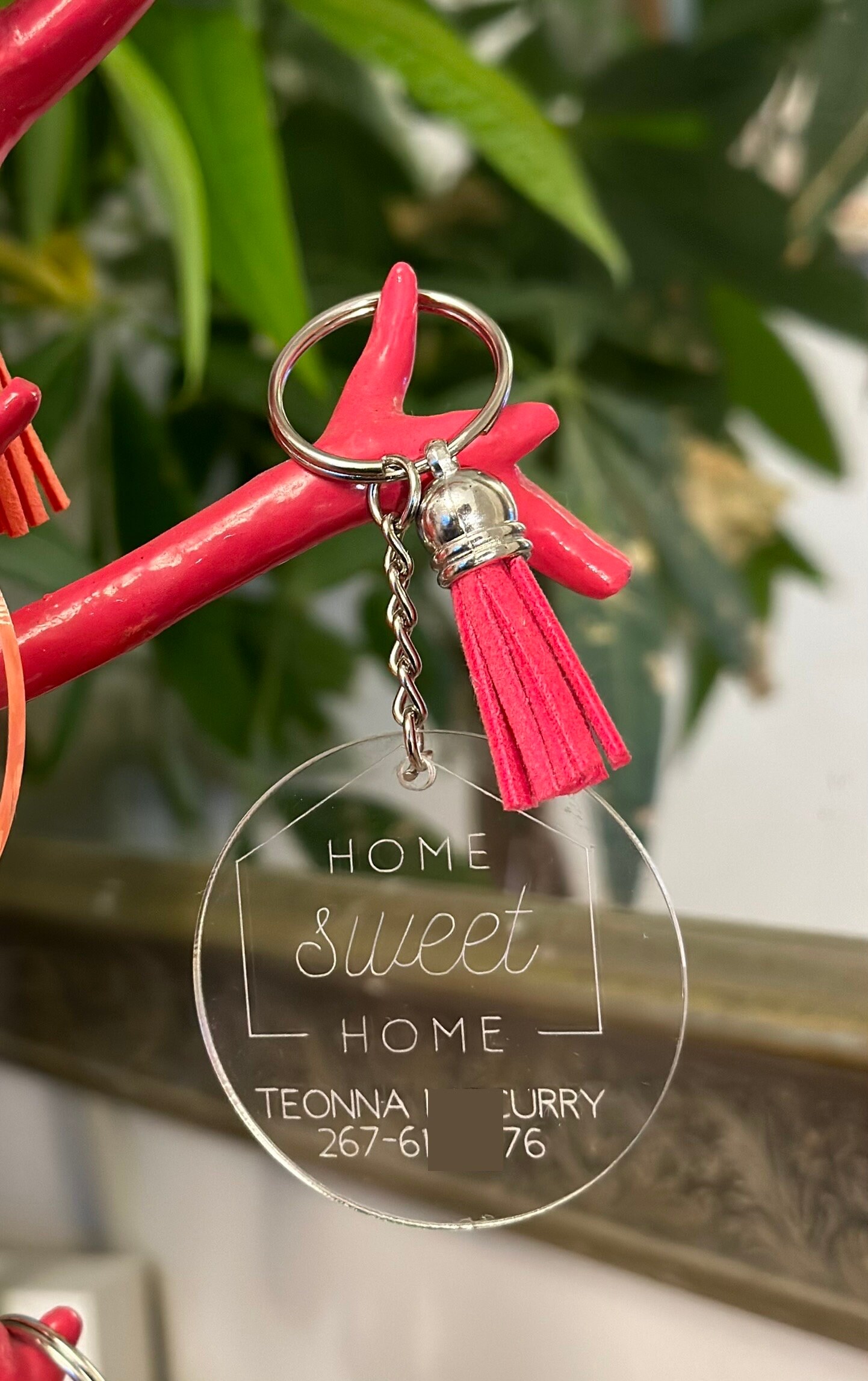 Custom Real Estate Agent Keychain new Homebuyer/ Housewarming/ Closing ...