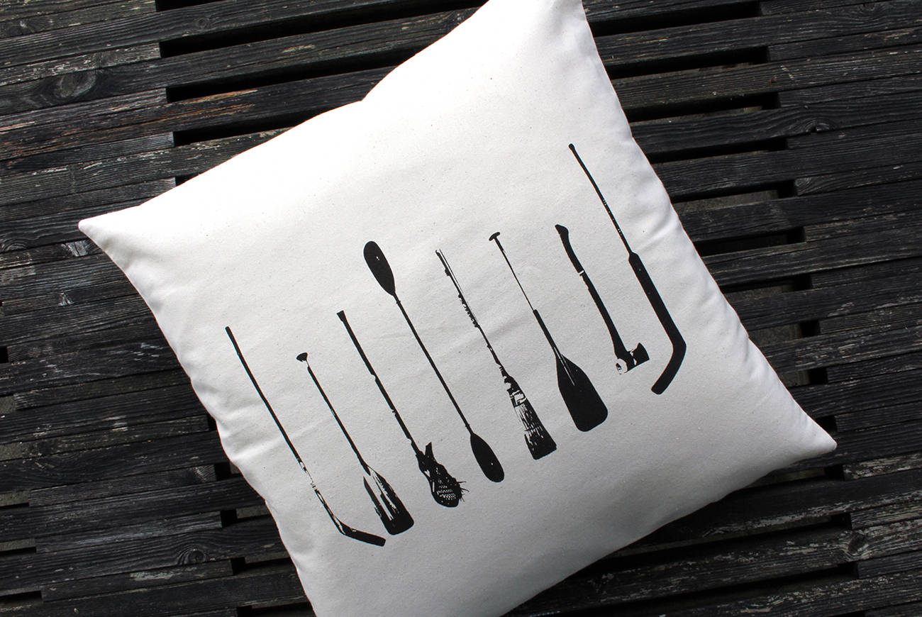 Canadian Sticks Pillow