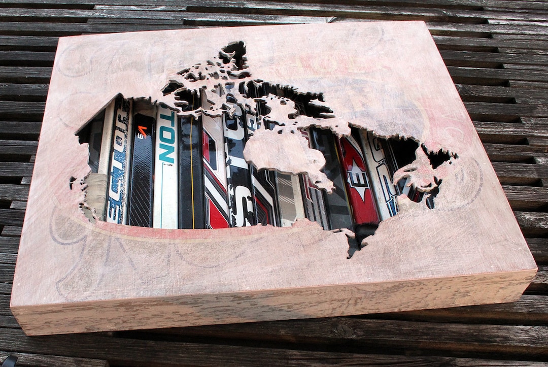 22 X 18" Canada Map Shadow Box - Etsy Canada