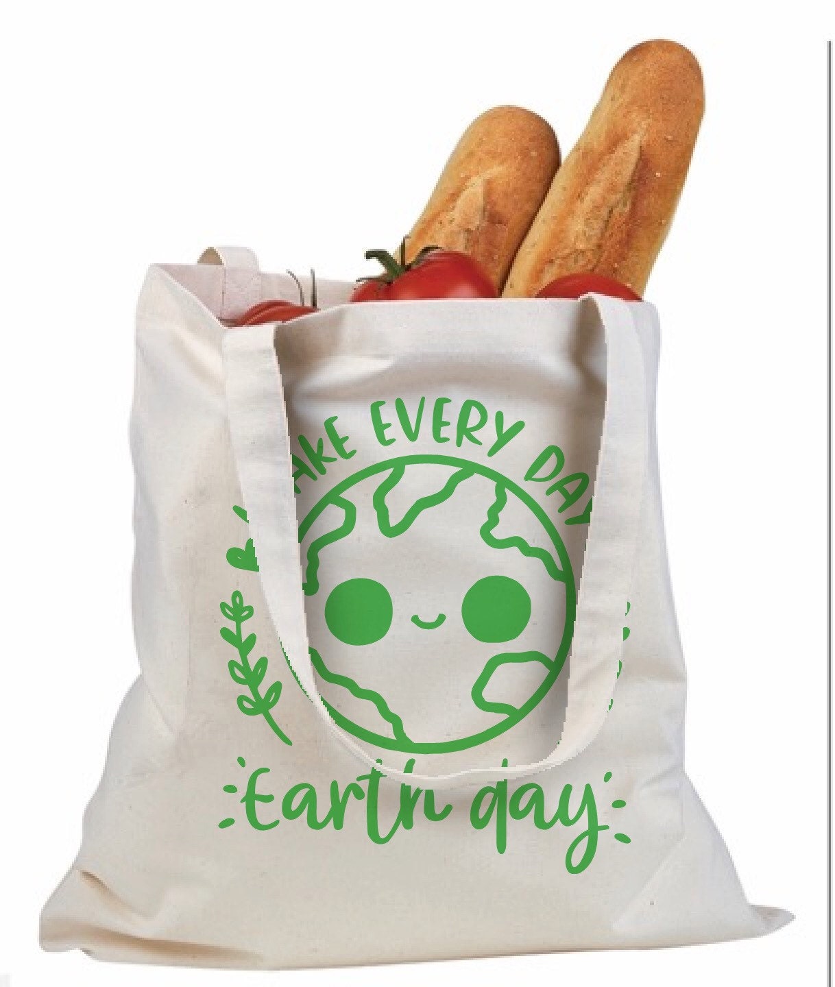 Make Everyday Earth Day. Eco-Friendly. Tote Bag. Reusable Bag. | Etsy