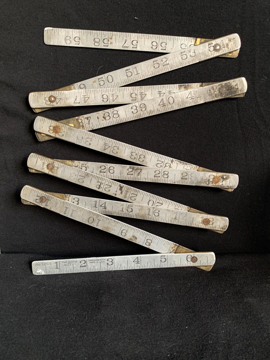 Lufkin Ruler #1205. 60” Folding Aluminum Ruler - Etsy