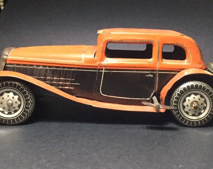 Mettoy Roadster Racing Car #25. Lithographed, Windup, 8 Inches Long ...