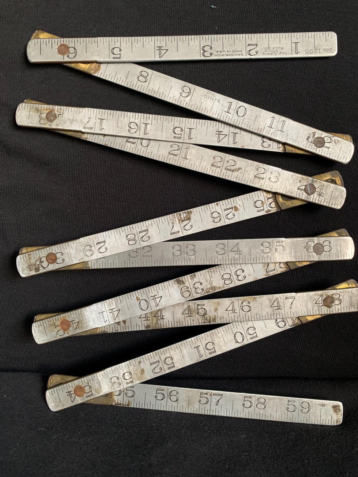 Lufkin Ruler #1205. 60” Folding Aluminum Ruler - Etsy