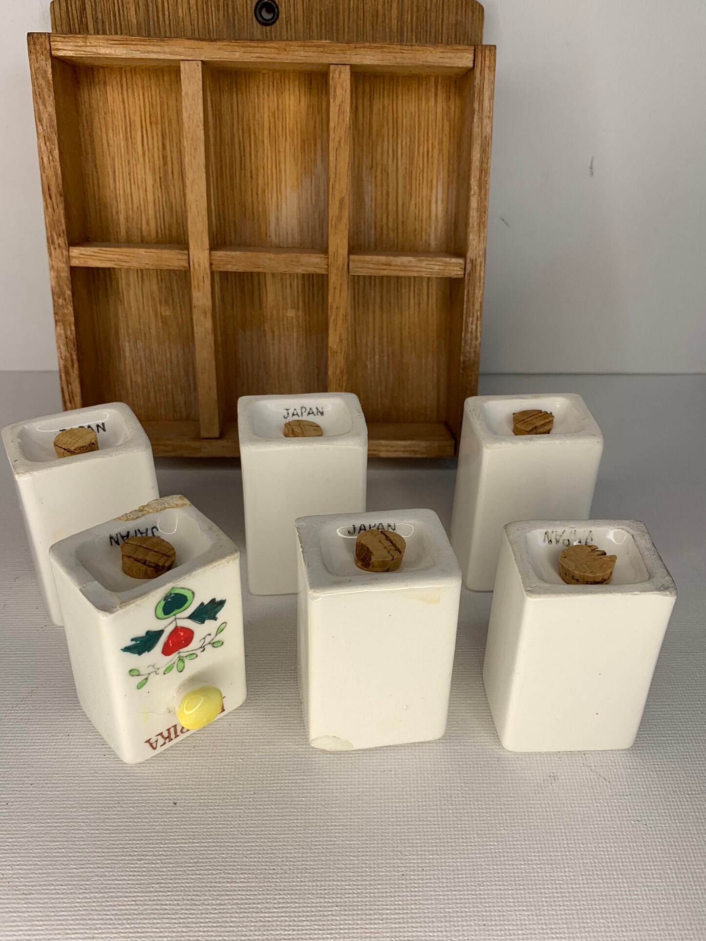 Spice Cabinet for Six Spices Small Spice Rack - Etsy