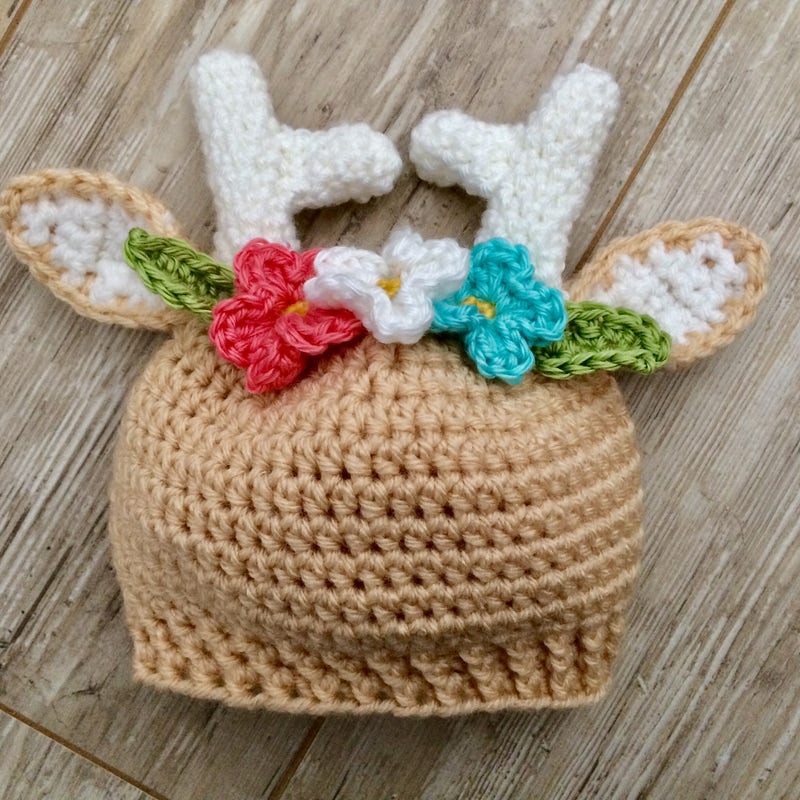 Crochet Antlers - Etsy