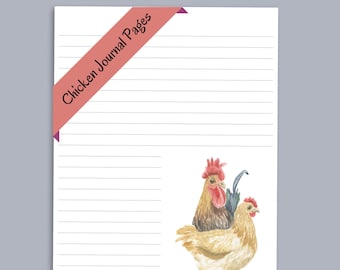 Chicken Stationery Writing - Etsy