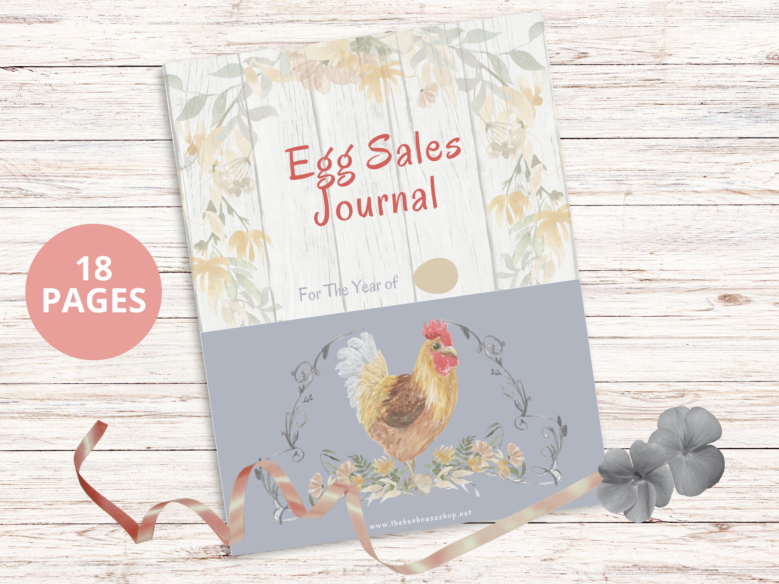Printable Egg Sales Journal - Farm Life Planner - Egg Tracker ...