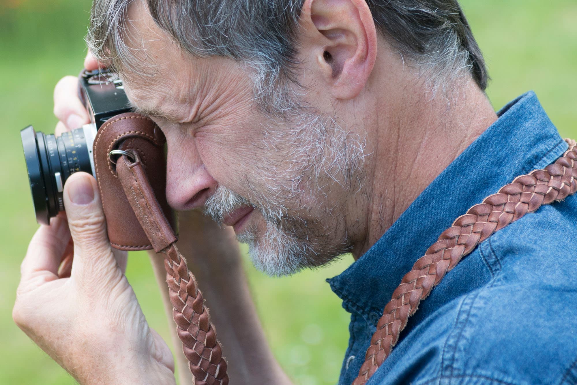 Braided Leather Camera Strap - Etsy