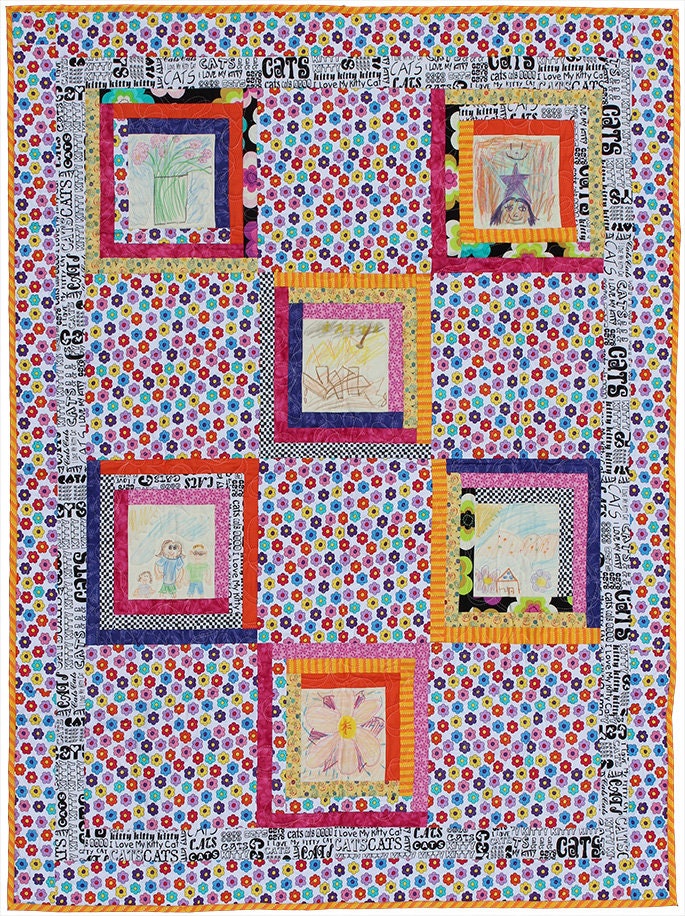 Color My World PDF Quilt Pattern - Etsy