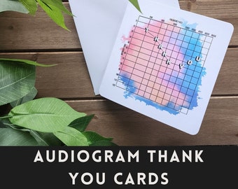 Audiology Thank You Cards - Etsy