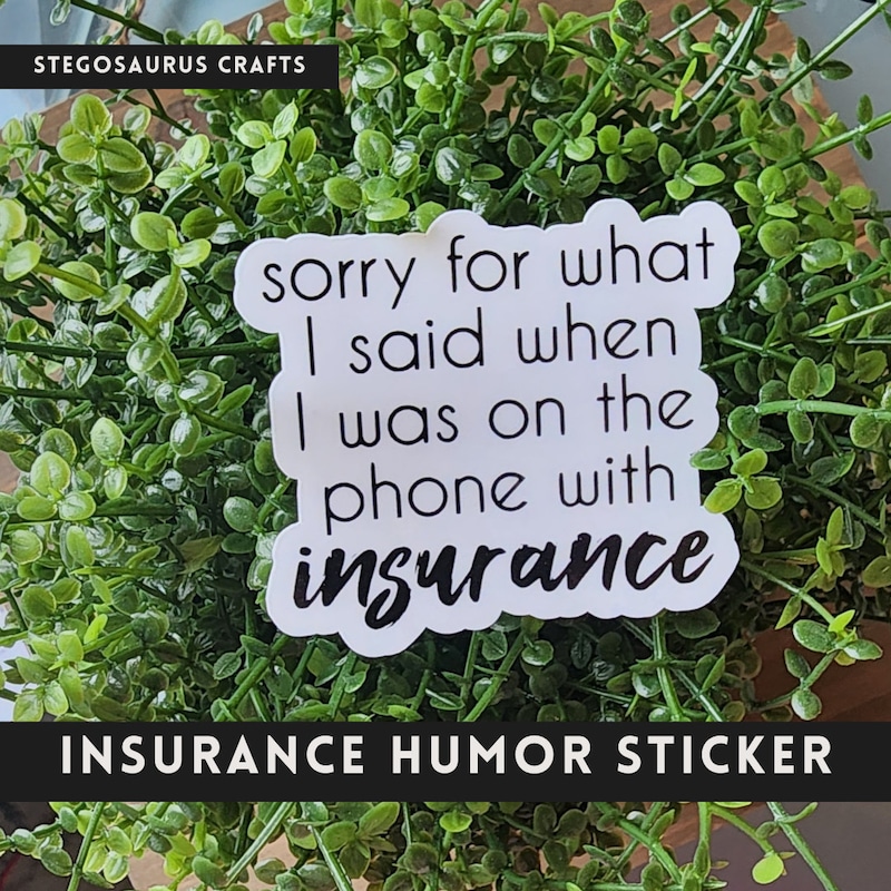 Insurance Stickers - Etsy