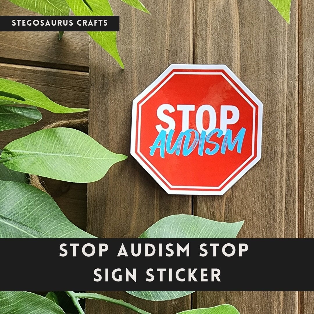 Stop Audism Sticker Stop Sign With Stop Audism Text - Etsy
