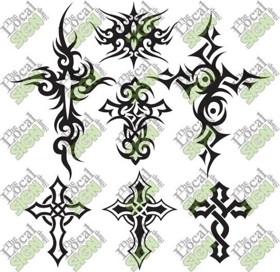 Tribal Cross Vector