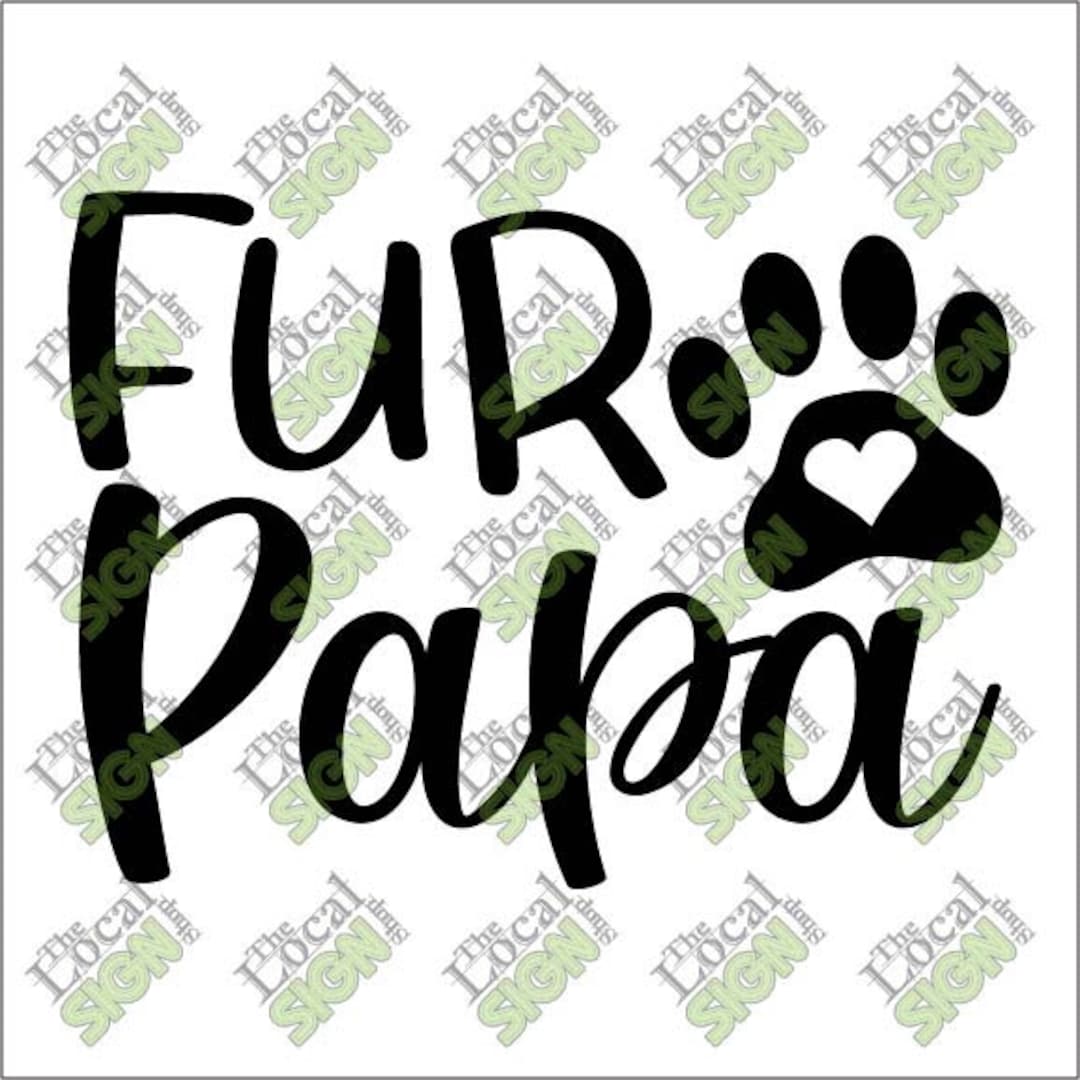 Vector - Fur Papa - Digital Download - Etsy