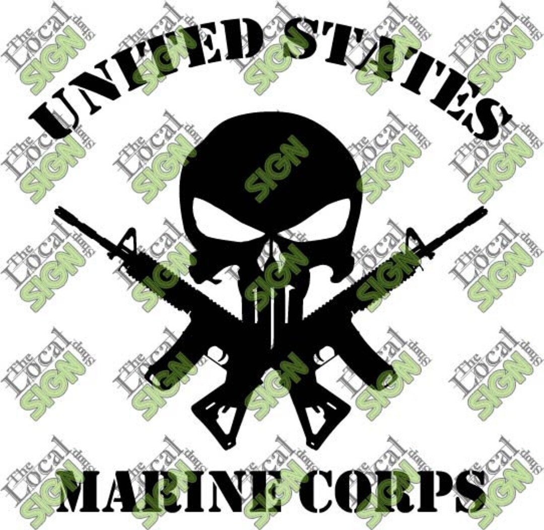 Vector - USMC Punisher AR-15 - Digital Download - Etsy