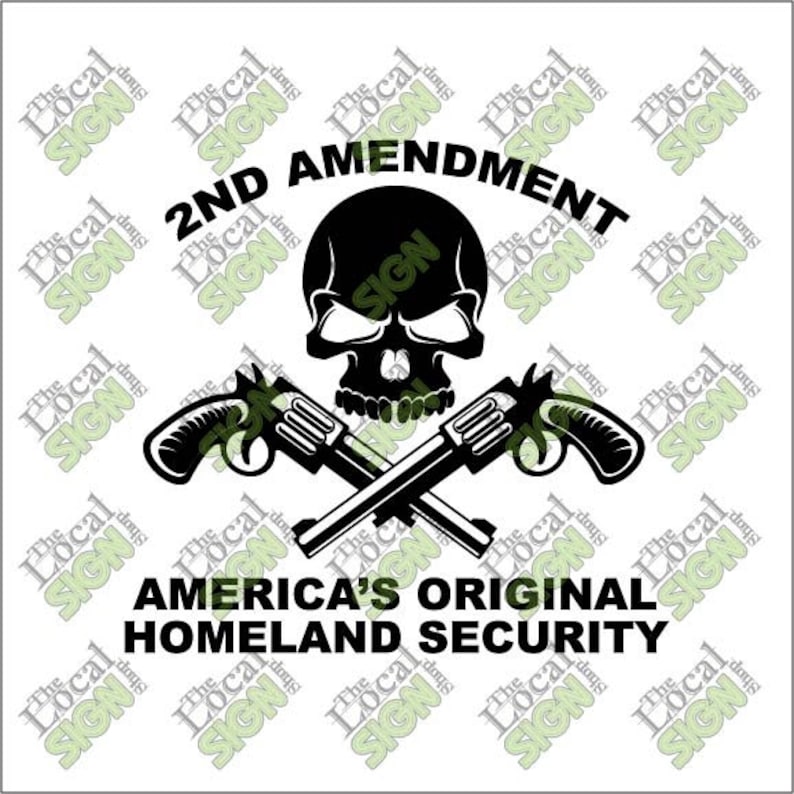 Vector 2nd Amendment Americans Original Homeland Security Digital ...
