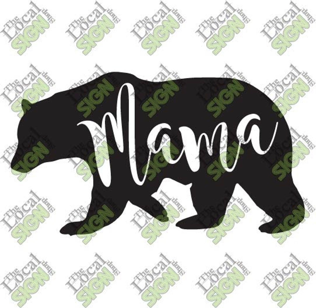Vector - Mama Bear - Digital Download - Etsy