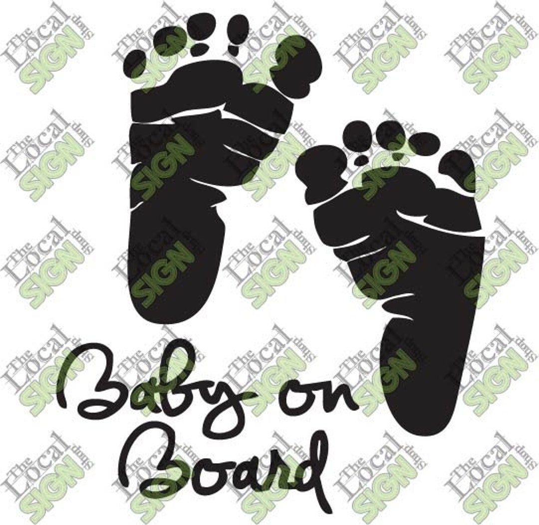 Vector - Baby on Board - Digital Download - Etsy