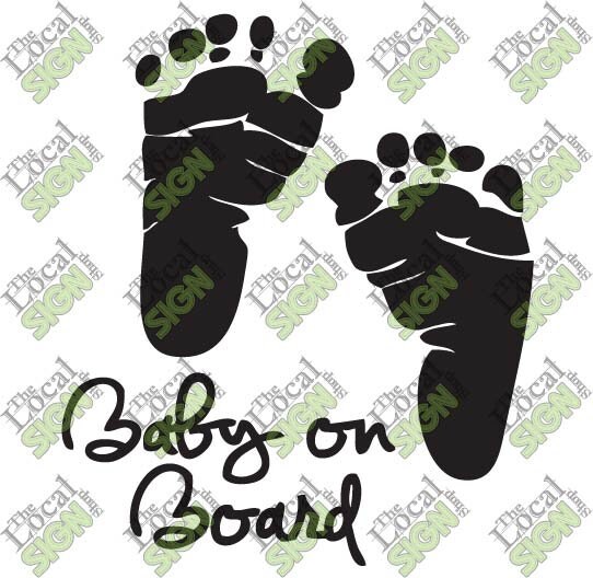 Vector - Baby on Board - Digital Download - Etsy