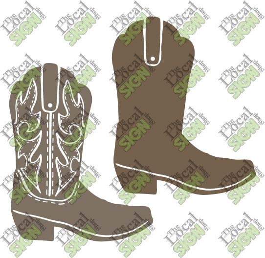Vector - Cowboy Boots - Digital Download - Etsy