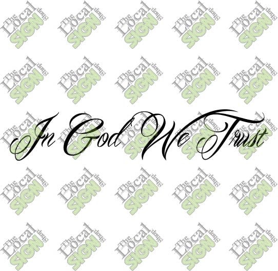 Vector in God We Trust Digital Download - Etsy